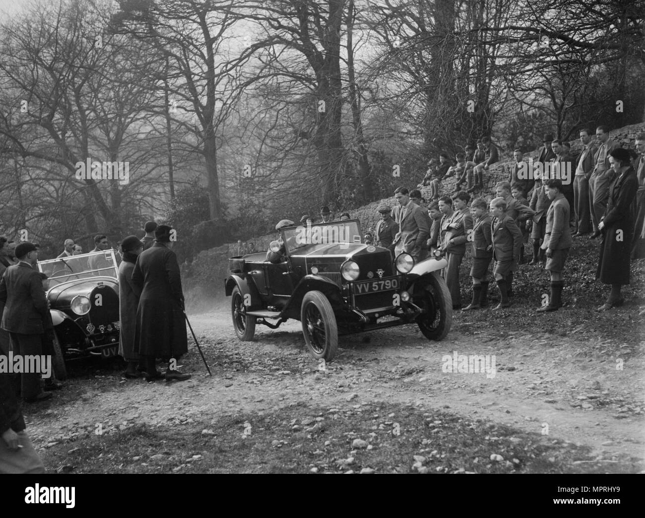 OM open 4-seat tourer, Bugatti Owners Club Trial, Nailsworth Ladder ...