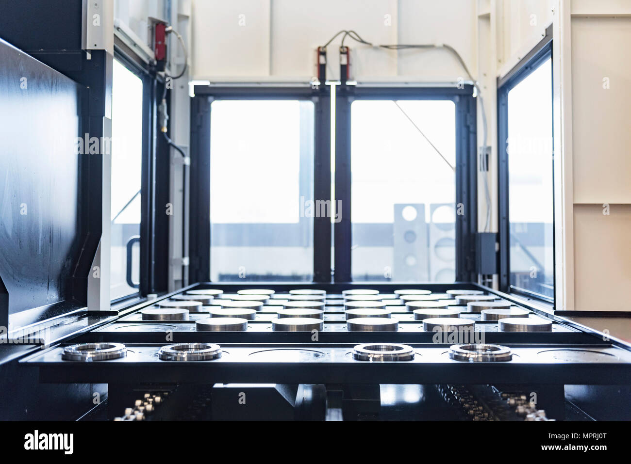 Machine in factory shop floor Stock Photo - Alamy