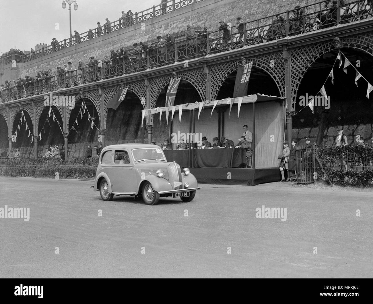 Standard Flying 8 of J Yates at the RAC Rally, Madeira Drive, Brighton ...