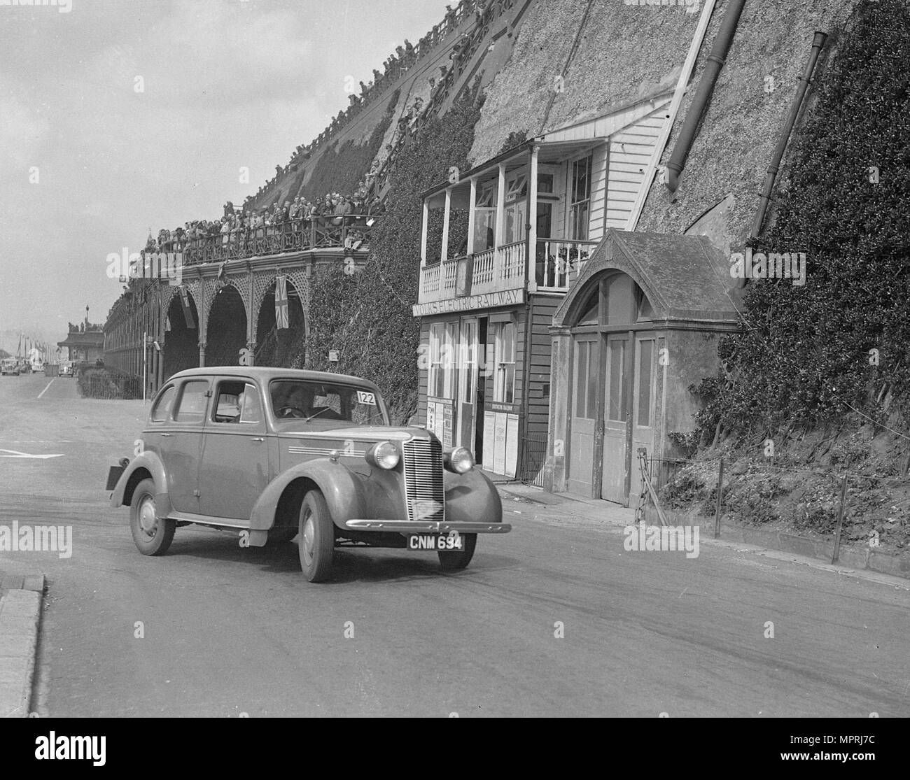 Vauxhall 14-6 of GL Boughton competing in the RAC Rally, Madeira Drive ...