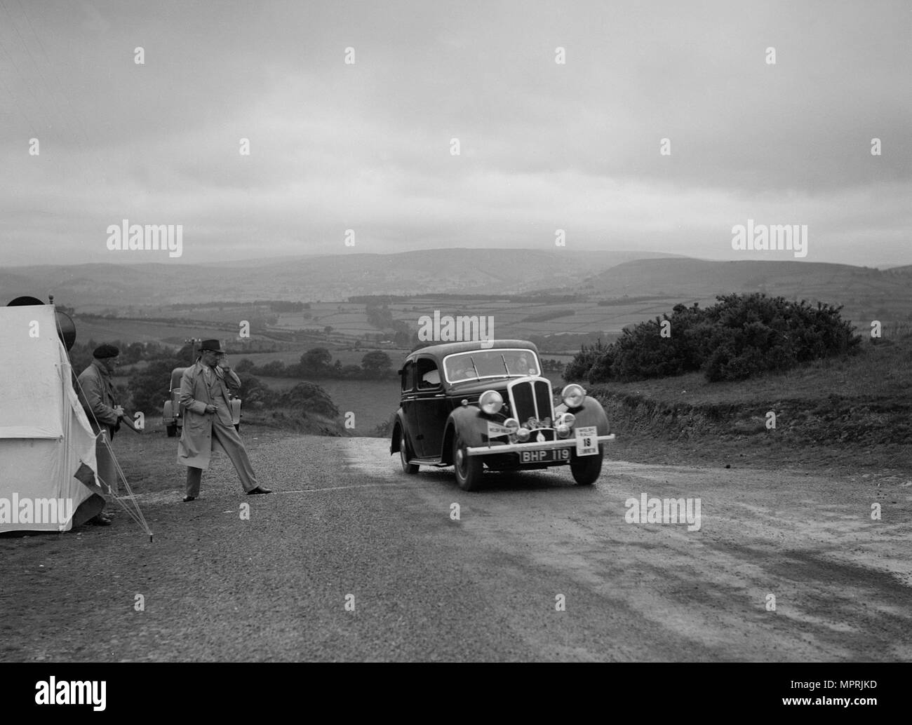 Standard saloon of Mrs SH Richards competing in the South Wales Auto ...