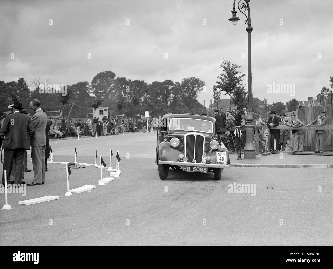 Standard 12 saloon of Miss I Webber competing in the South Wales Auto ...