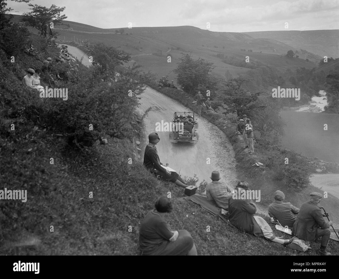 Ford of JB Thompson competing in the MCC Edinburgh Trial, 1930. Artist ...