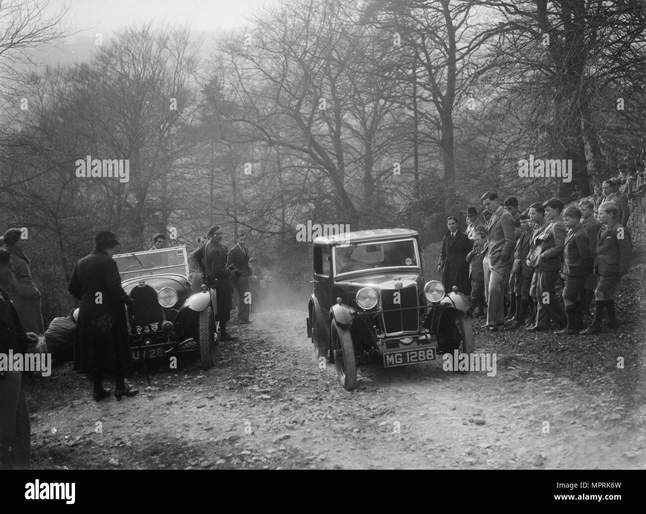 MG M type Sportsman's coupe, Bugatti Owners Club Trial, Nailsworth ...