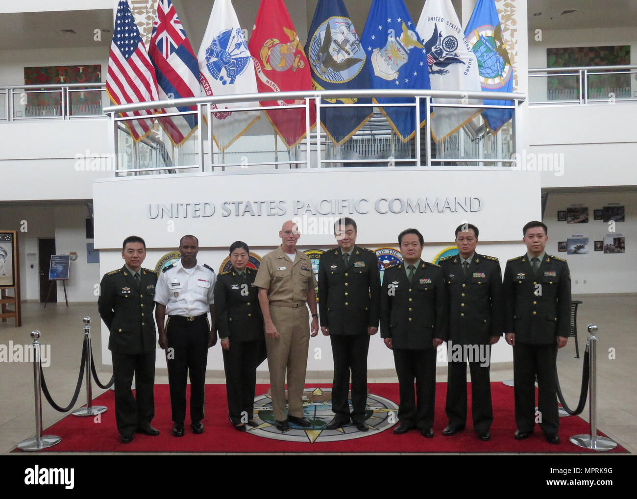CAMP H.M. SMITH, Hawaii (April 6, 2017) Rear Adm. Brian Pecha, command ...