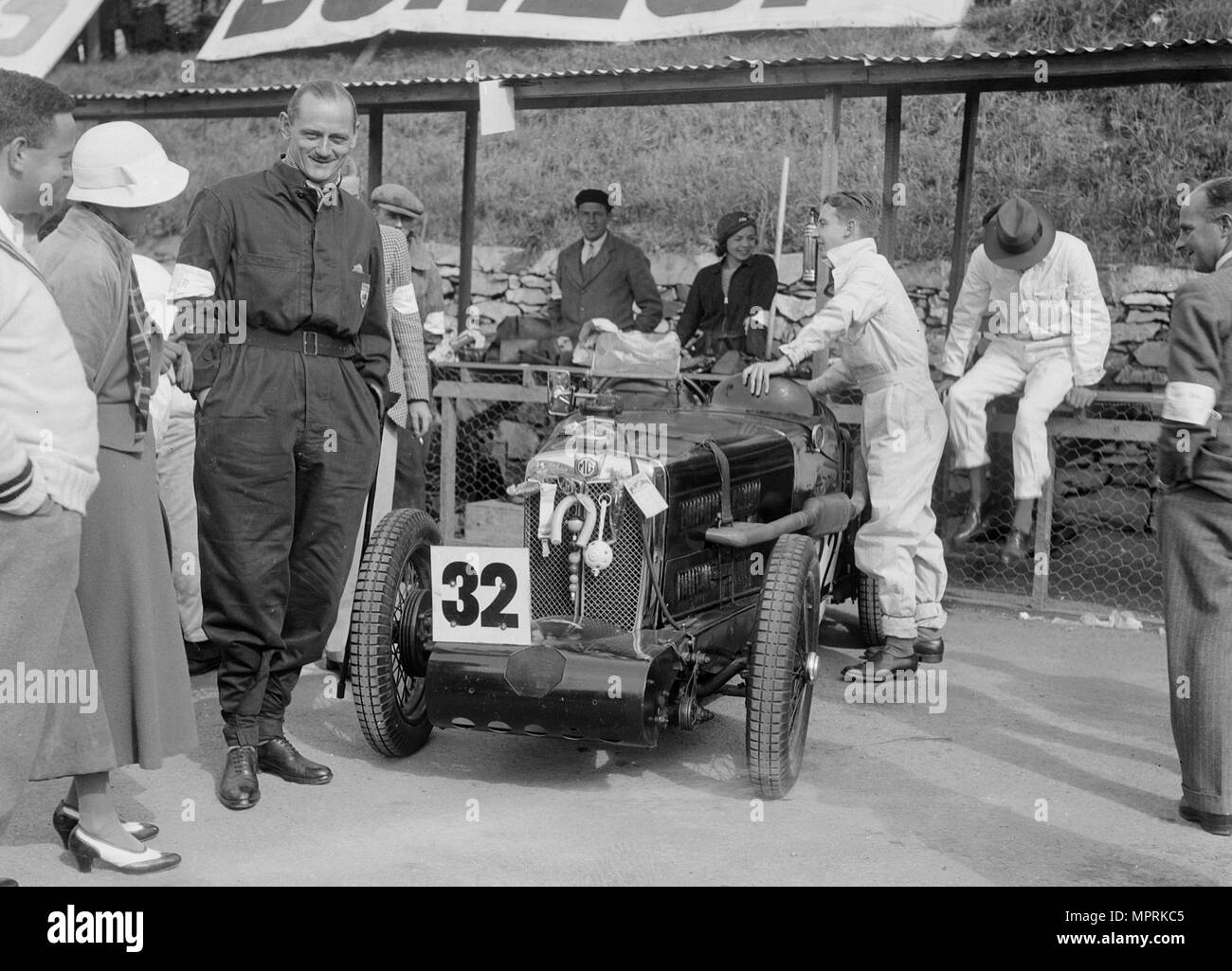 MG C type Midget of Goldie Gardner at the RAC TT Race, Ards Circuit ...