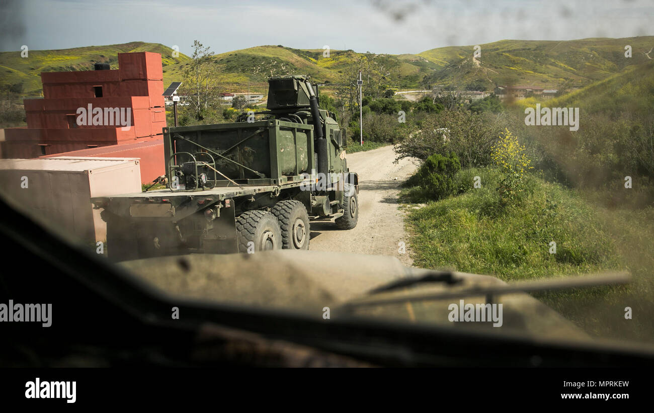 MARINE CORPS BASE CAMP PENDLETON, Calif. – Marines with Combat ...