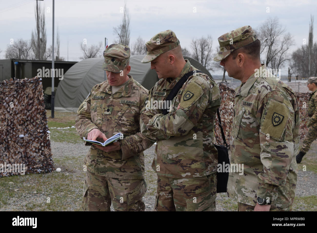 Lt. Col. Kent Cavallini, deputy commander for the Kentucky National ...
