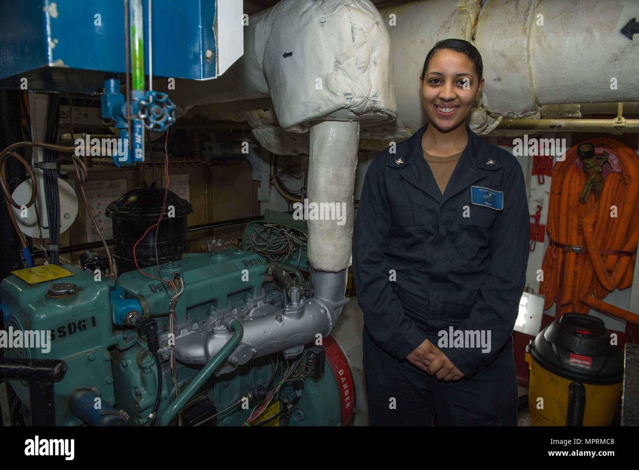 170330-N-AV754-024 MEDITERRANEAN SEA (March 24, 2017) Engineman 3rd ...