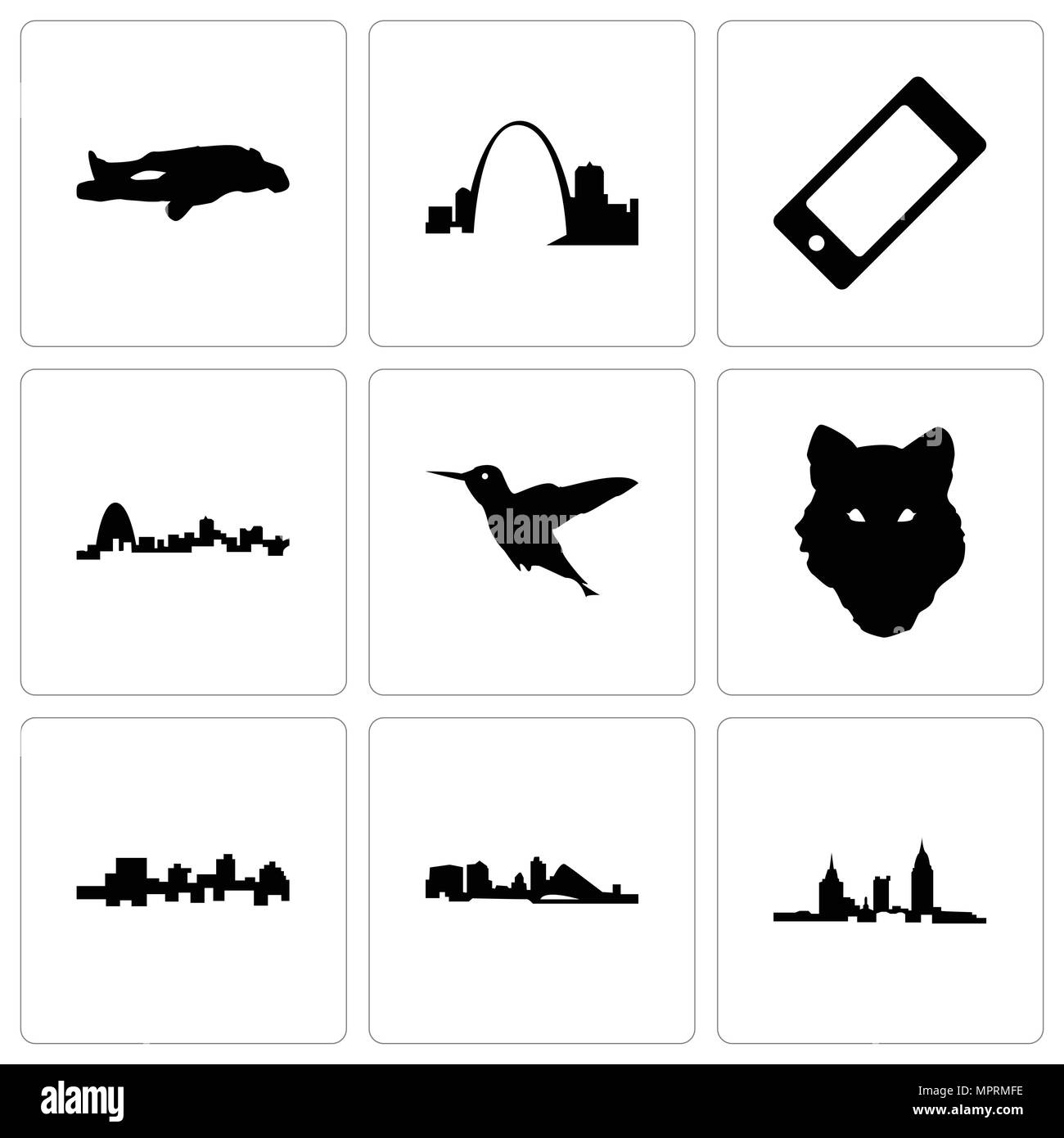 Downtown mobile alabama Stock Vector Images - Alamy