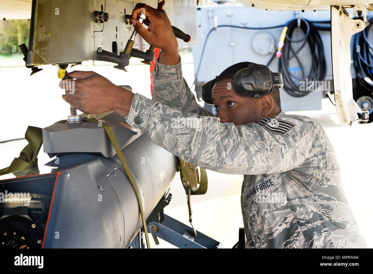 Louisiana Air National Guard Tech. Sgt. Louis Clay of Baton Rouge ...