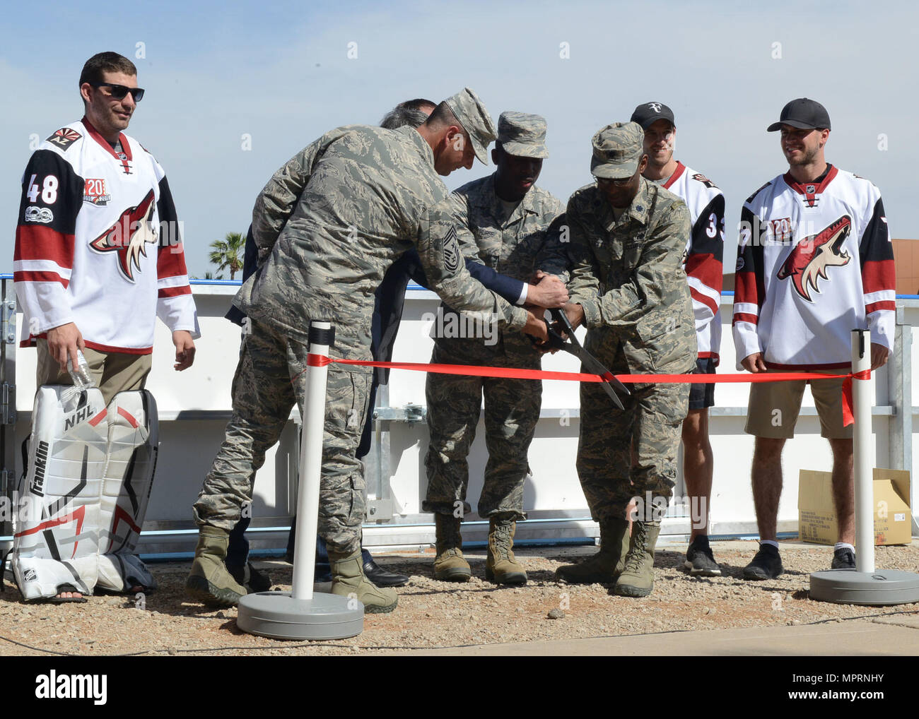 Lt. Col. Kevin Marzette, 56th Mission Support Group deputy commander ...