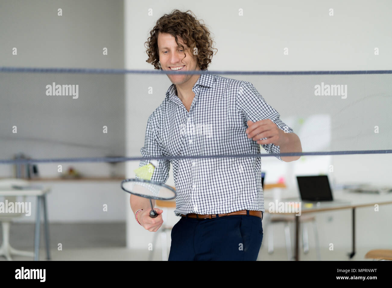 Racket shuttlecock badminton hi-res stock photography and images - Alamy