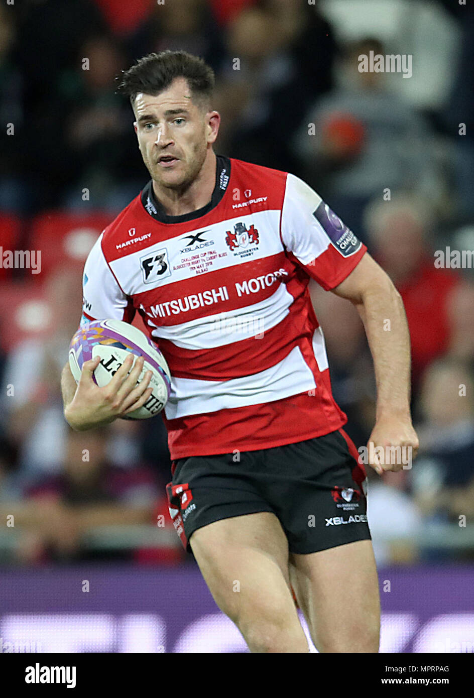 Gloucester Rugby's Mark Atkinson during the European Challenge Cup ...