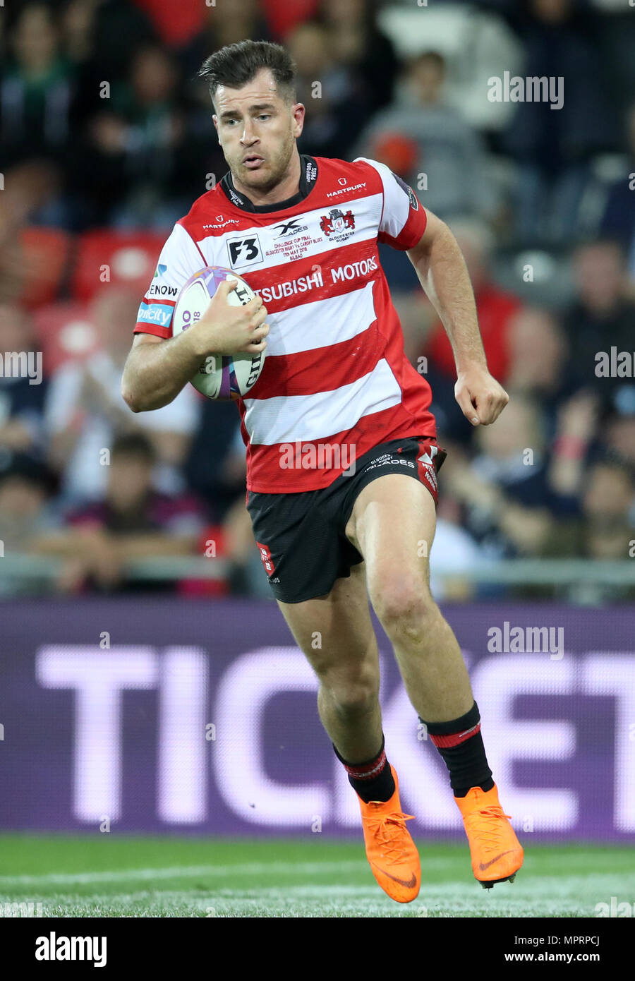 Gloucester Rugby's Mark Atkinson during the European Challenge Cup ...