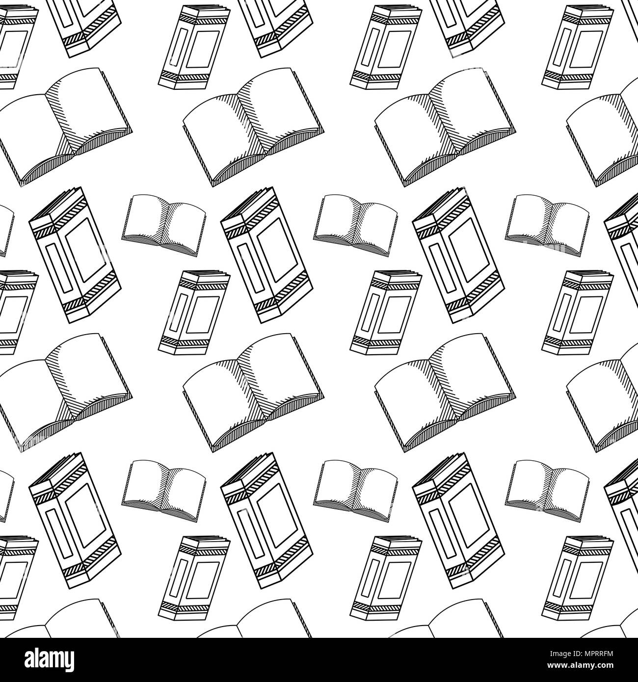 line school books education tool background Stock Vector Image & Art ...