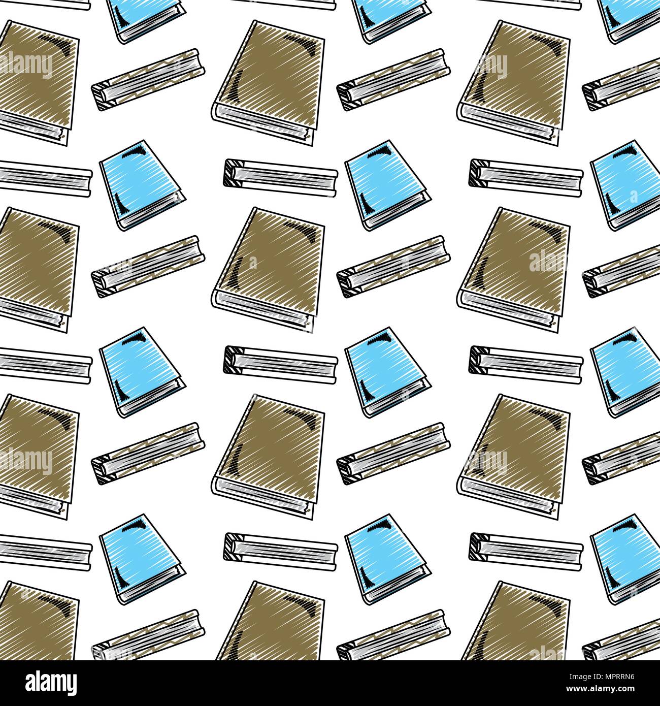 doodle education books note tool background Stock Vector Image & Art ...