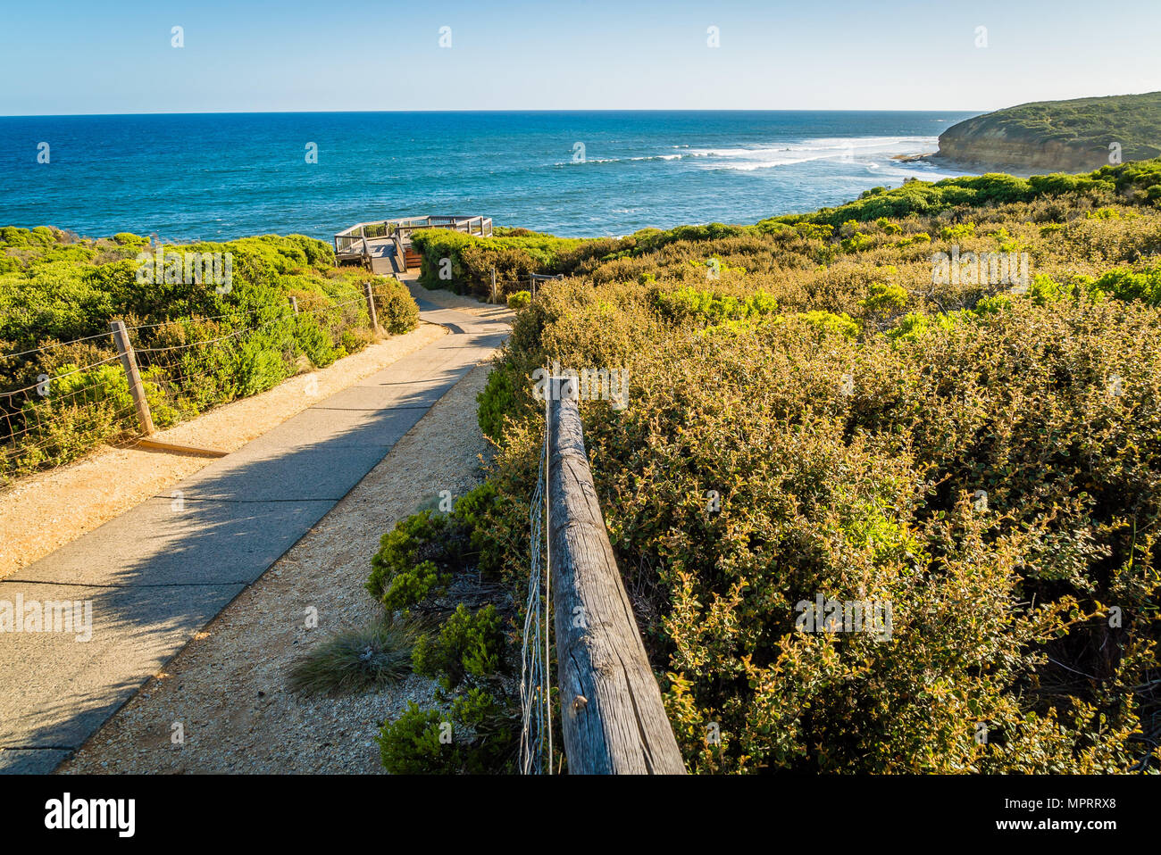 Bells beach lookout on the Great Ocean Road in Australia Stock Photo ...