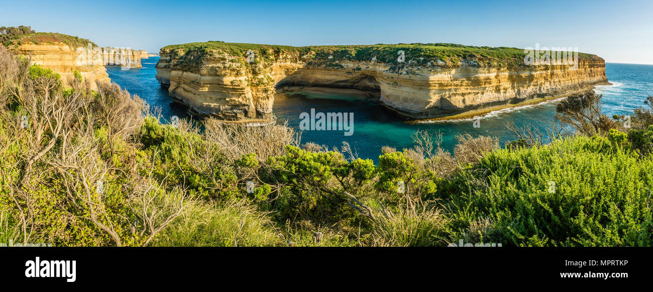 Mutton bird island lookout in the twelve apostles in Australia Stock ...