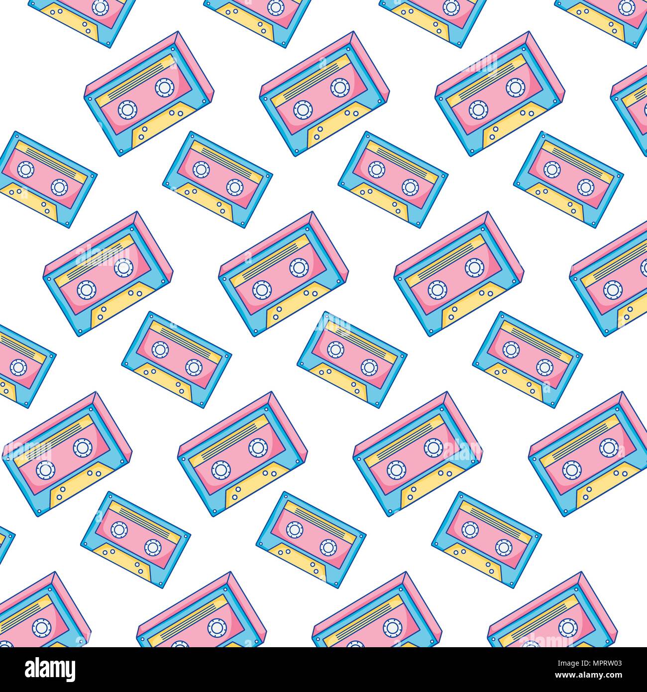 retro cassette old tape background Stock Vector Image & Art - Alamy
