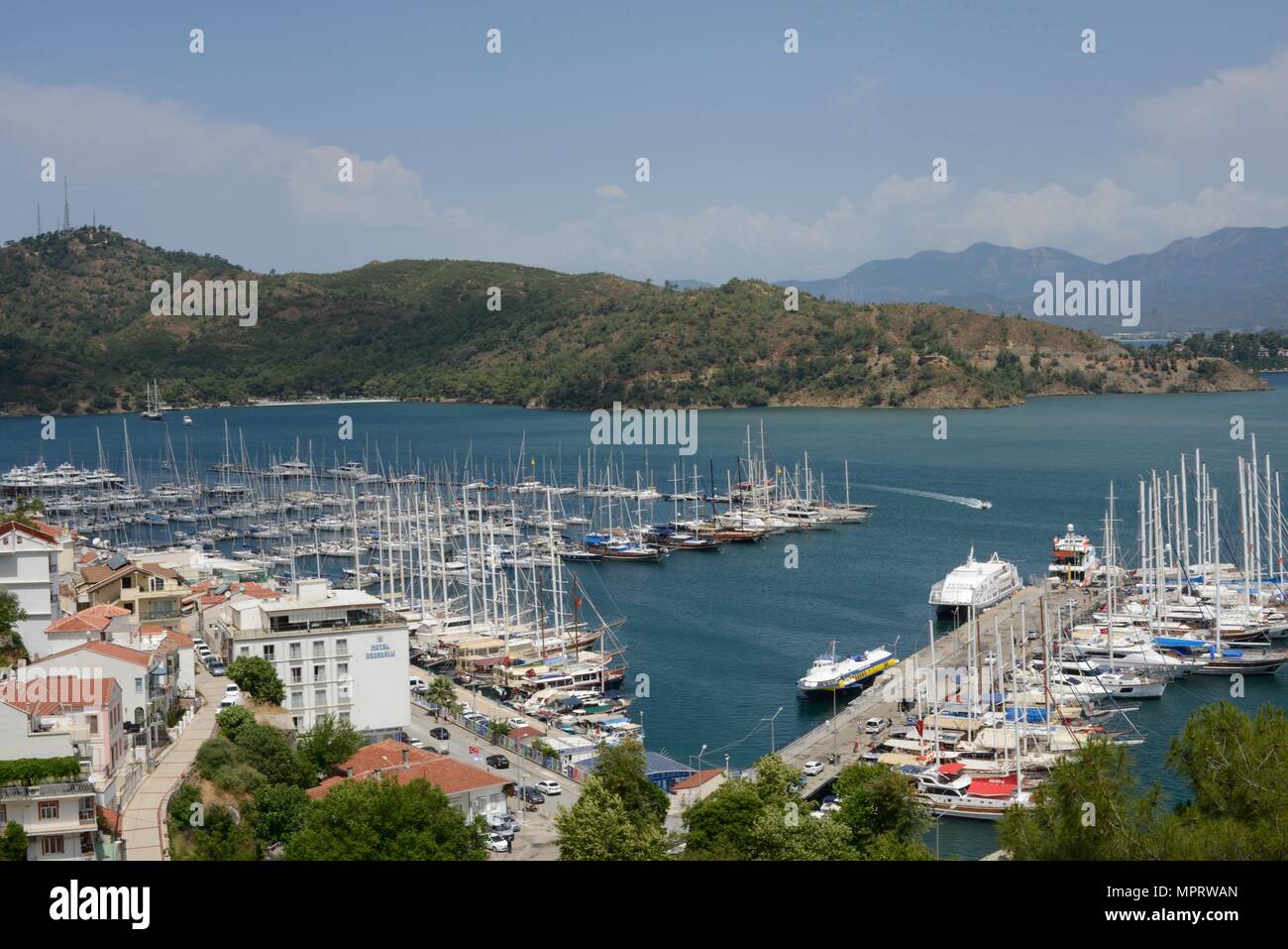 Turkey, Fethiye harbour Stock Photo - Alamy