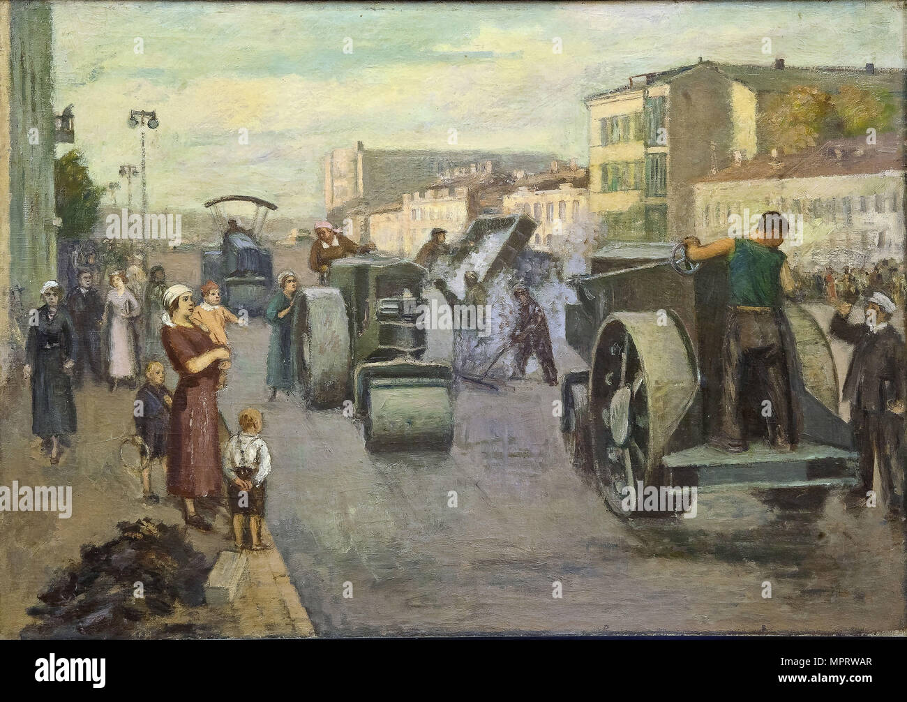 The reconstruction of Moscow Stock Photo - Alamy