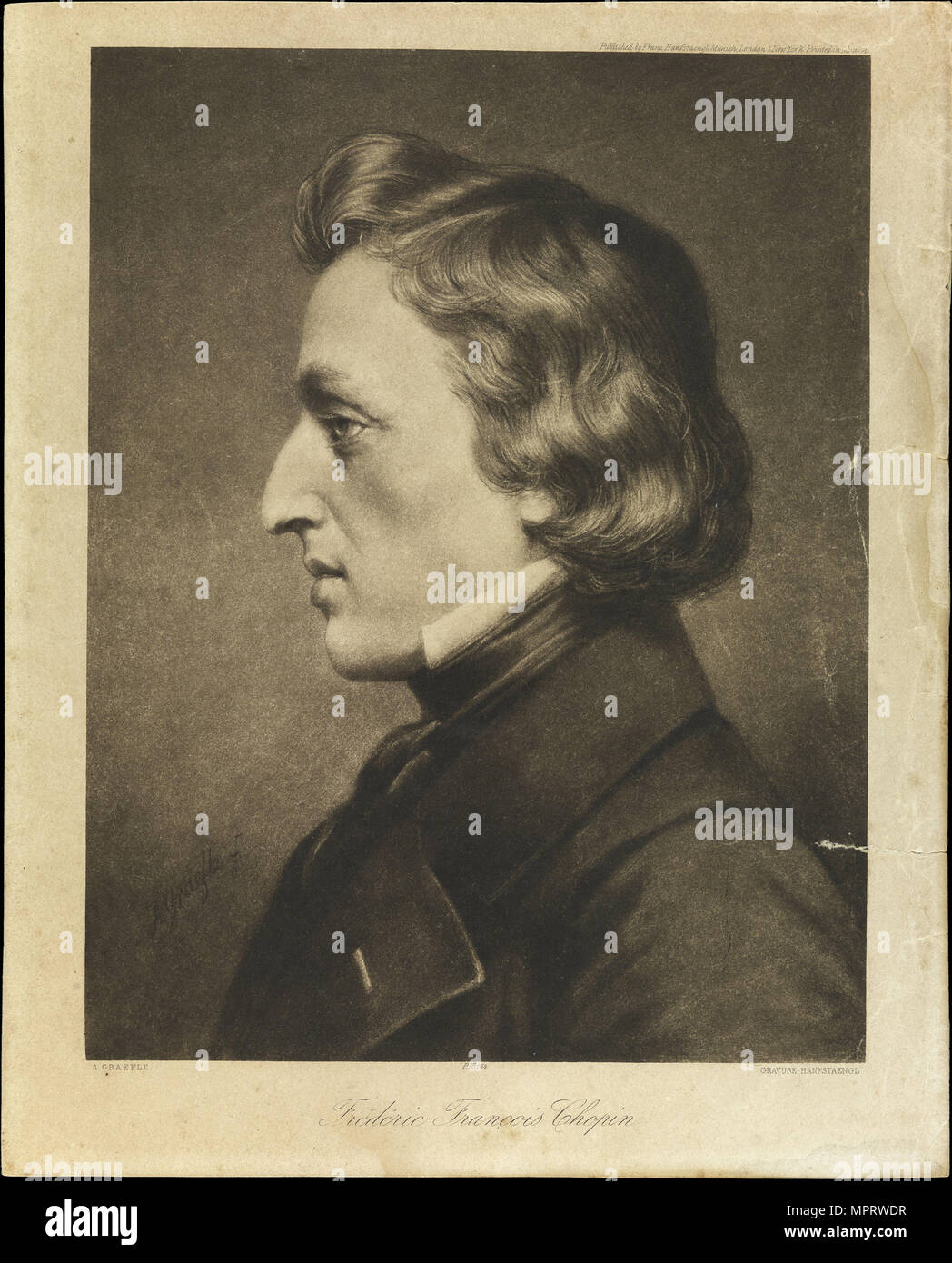 Portrait Of Frédéric Chopin Stock Photo Alamy
