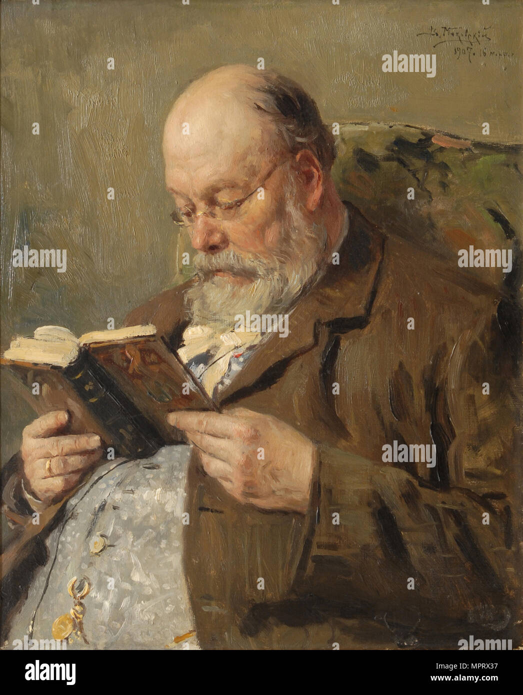 Portrait of the professor Ivan Ivanovich Yanzhul (1846-1914 Stock Photo ...