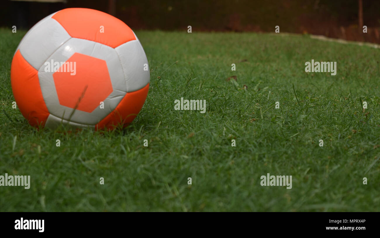 Orange football hi-res stock photography and images - Alamy