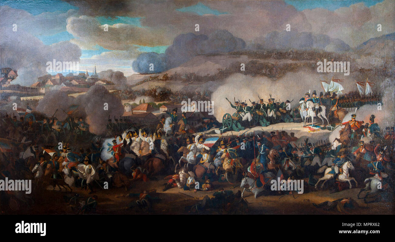 The Battle of the Nations of Leipzig on October 1813 Stock Photo - Alamy
