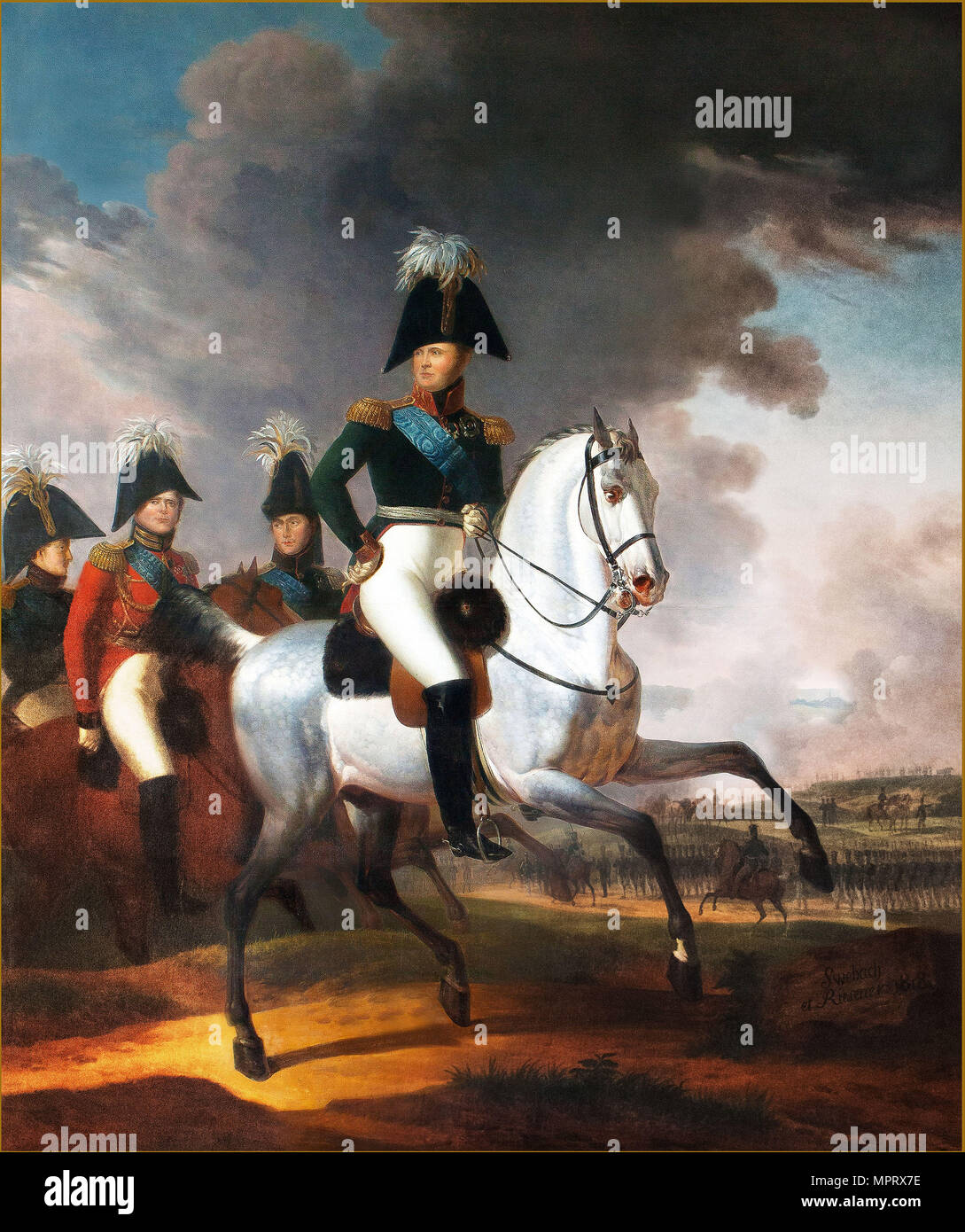 Equestrian Portrait of Emperor Alexander I (1777-1825 Stock Photo - Alamy