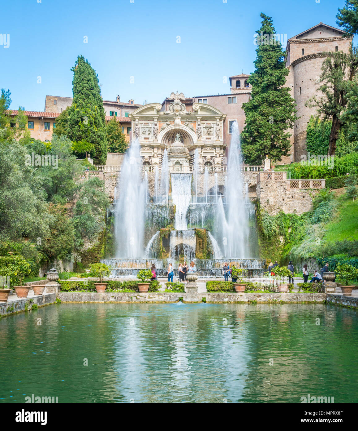 Villa d'Este, Tivoli, Lazio, central Italy Stock Photo - Alamy