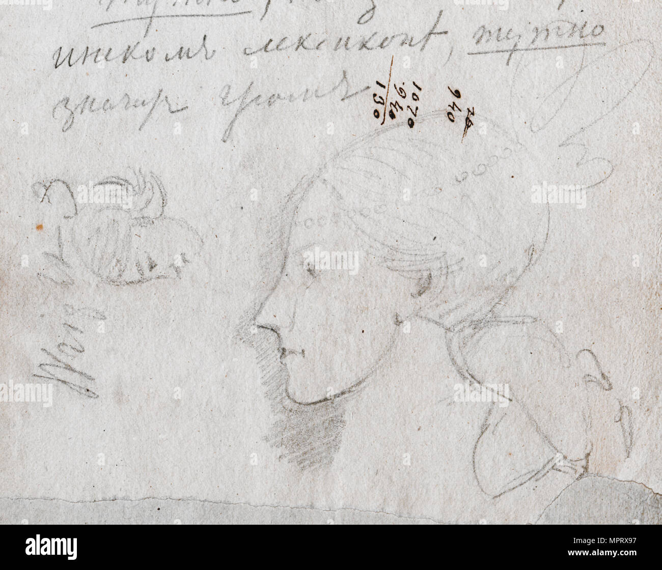 Portrait of Alexandra Smirnova-Rosset (1809-1882 Stock Photo - Alamy