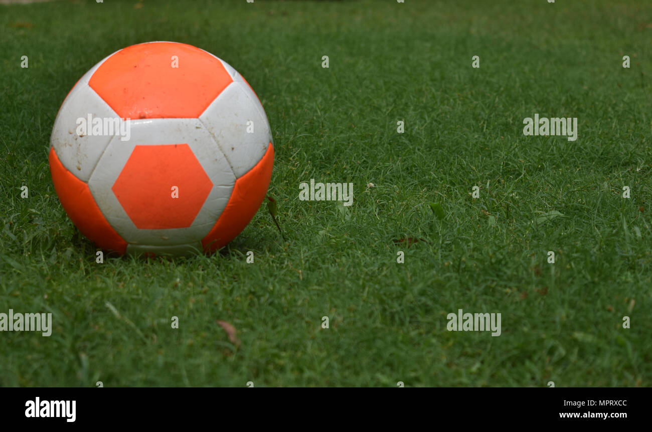 Orange football hi-res stock photography and images - Alamy