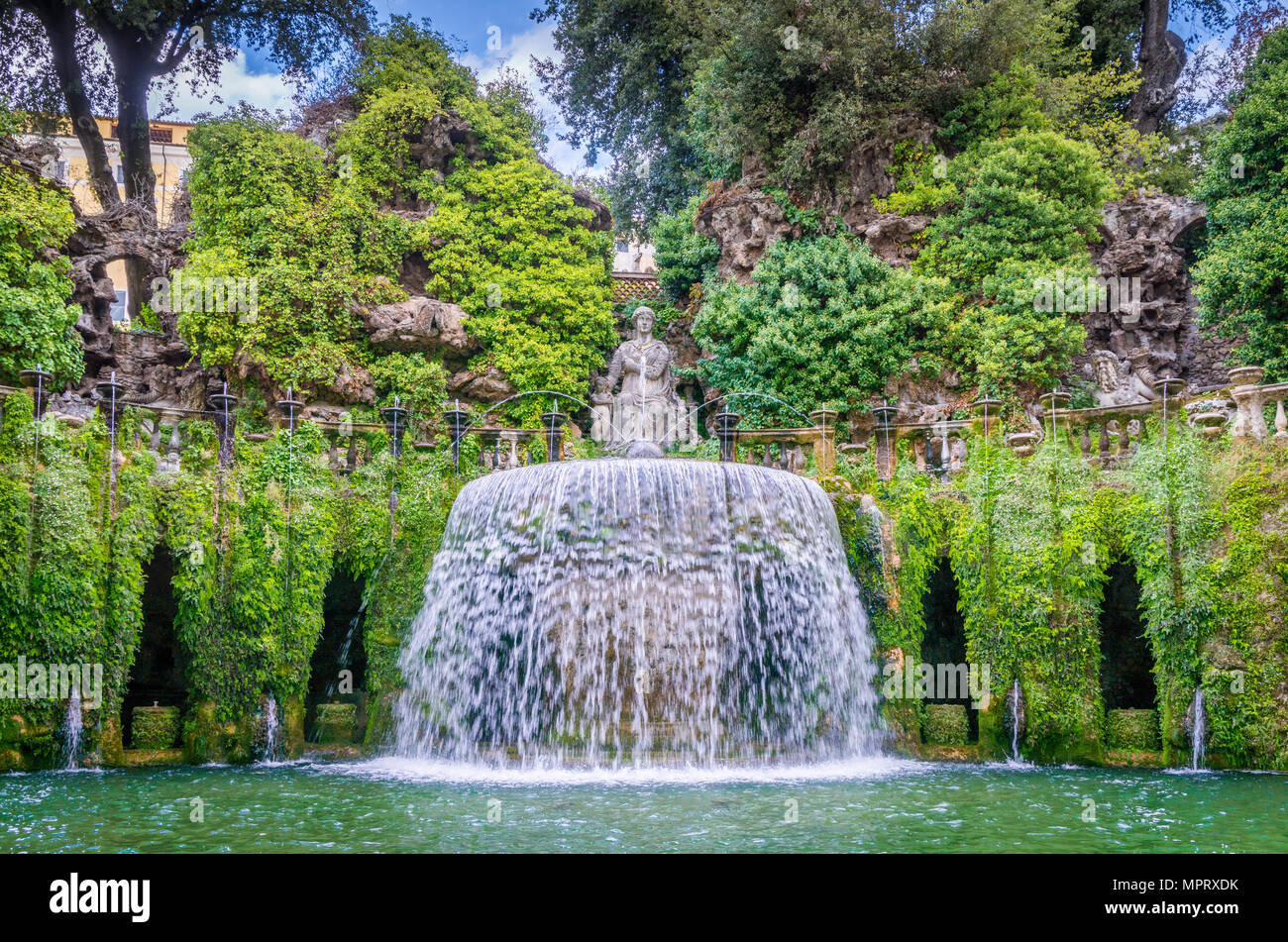 Villa d'Este, Tivoli, Lazio, central Italy Stock Photo - Alamy