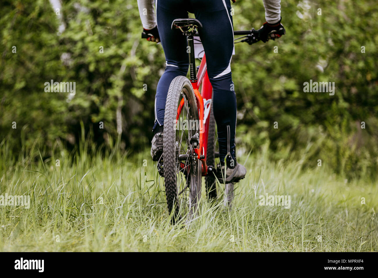 Mountain biker's legs hi-res stock photography and images - Alamy