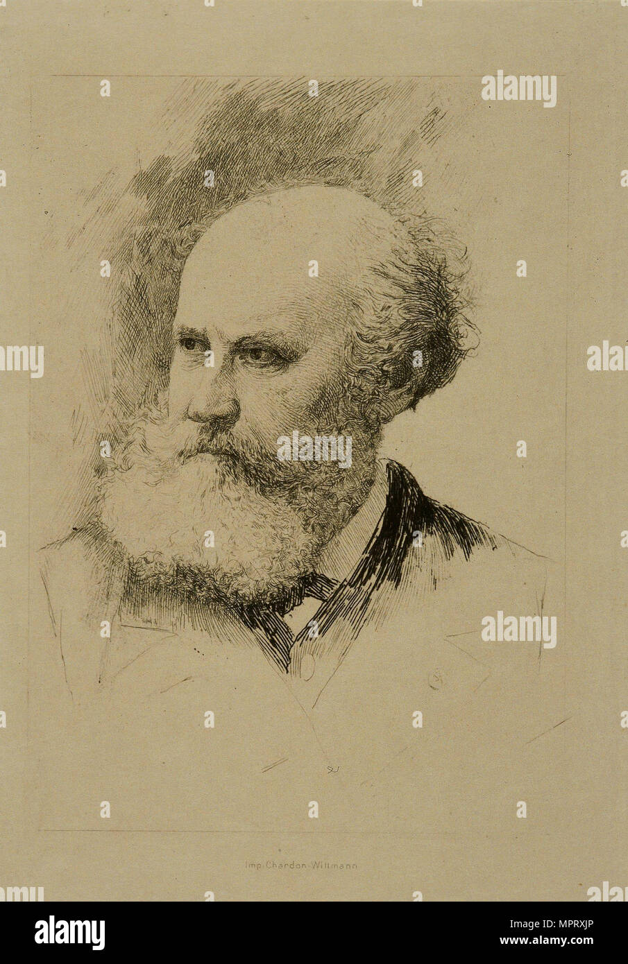 Portrait of the composer Charles Gounod (1818-1893 Stock Photo - Alamy