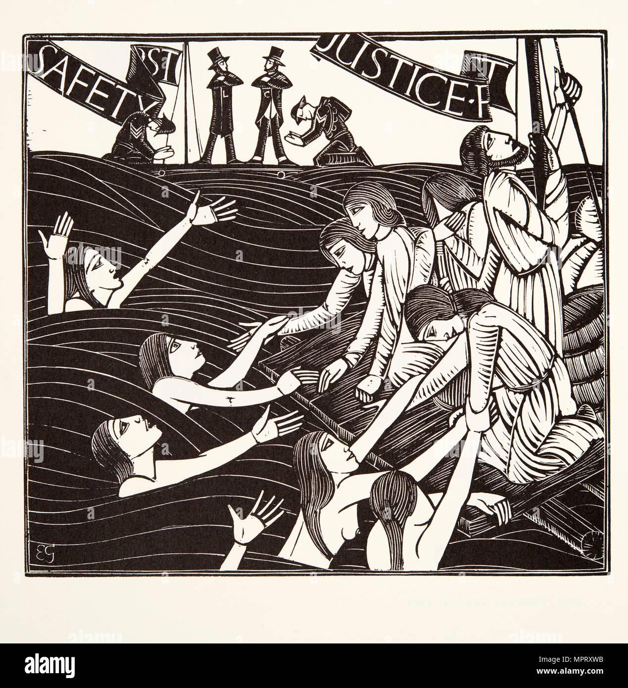 Eric gill engraving hi-res stock photography and images - Alamy