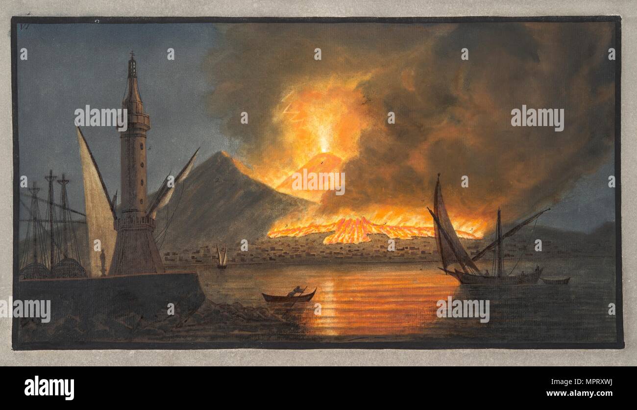 Eruption of vesuvius hi-res stock photography and images - Alamy