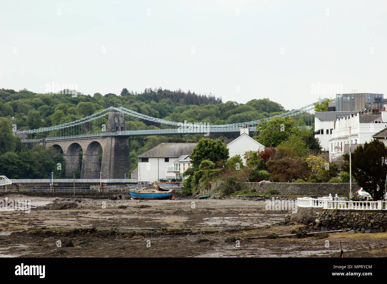 The Menai Strait, Anglesey ,Wales Stock Photo - Alamy