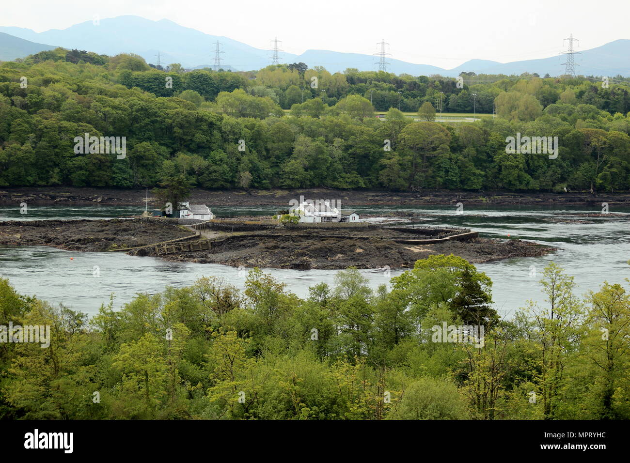 The Menai Strait, Anglesey ,Wales Stock Photo - Alamy