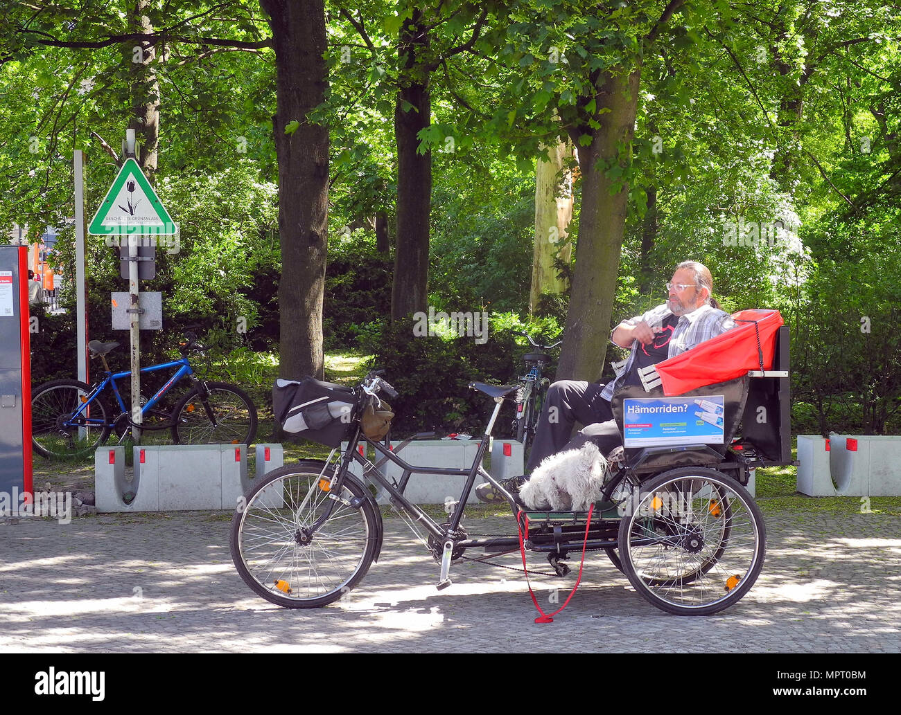 Germany rickshaw style cyclist hi-res stock photography and images - Alamy