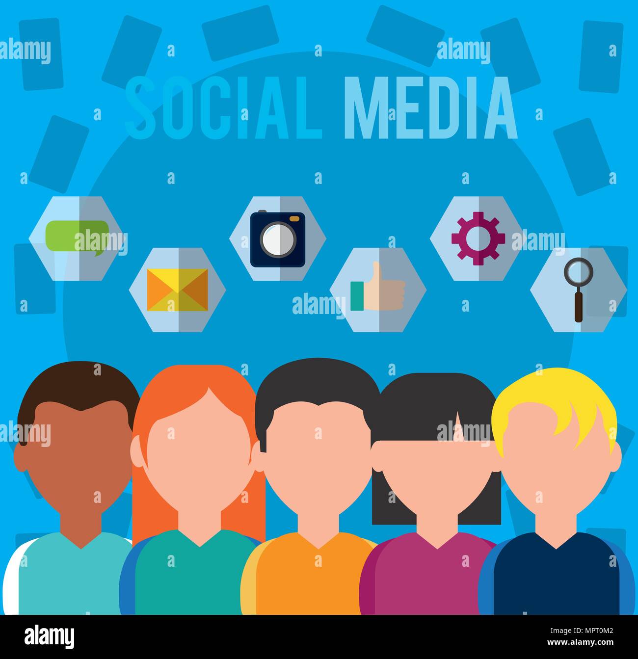 Social media users Stock Vector Image & Art - Alamy