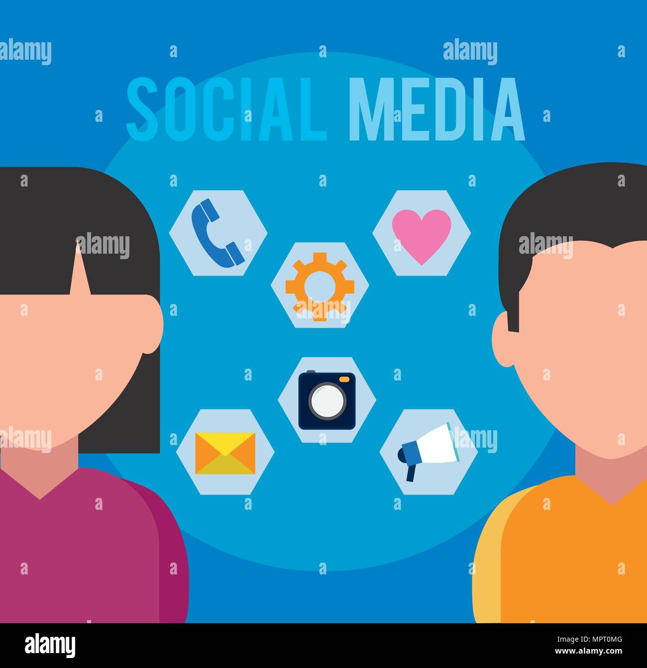 Social media users Stock Vector Image & Art - Alamy