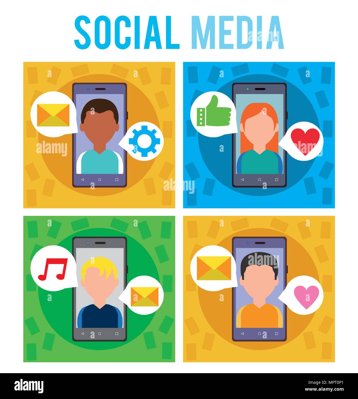 Social media frames Stock Vector Image & Art - Alamy