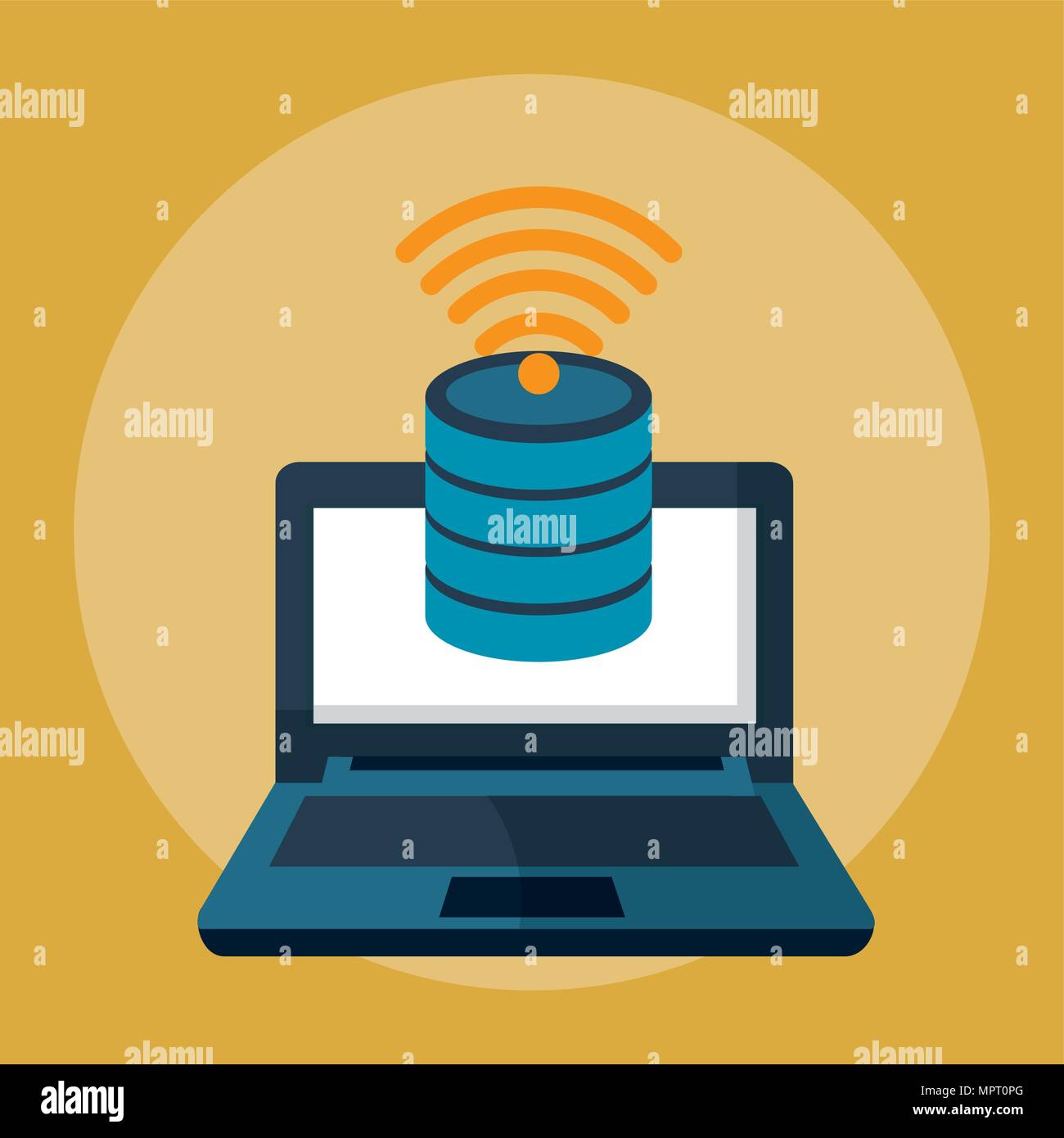 Computer disks data center Stock Vector Images - Alamy