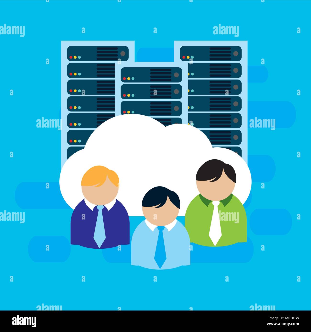 Computer disks data center Stock Vector Images - Alamy