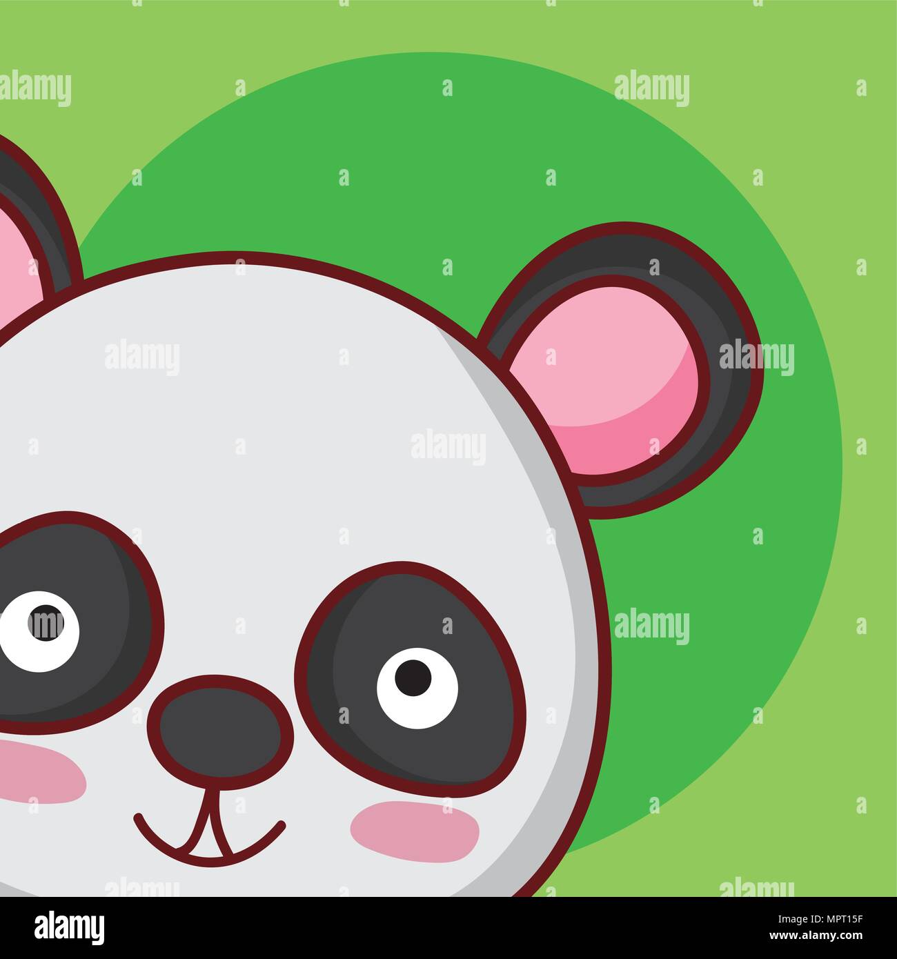 Panda bear cute animal cartoon Stock Vector Image & Art - Alamy
