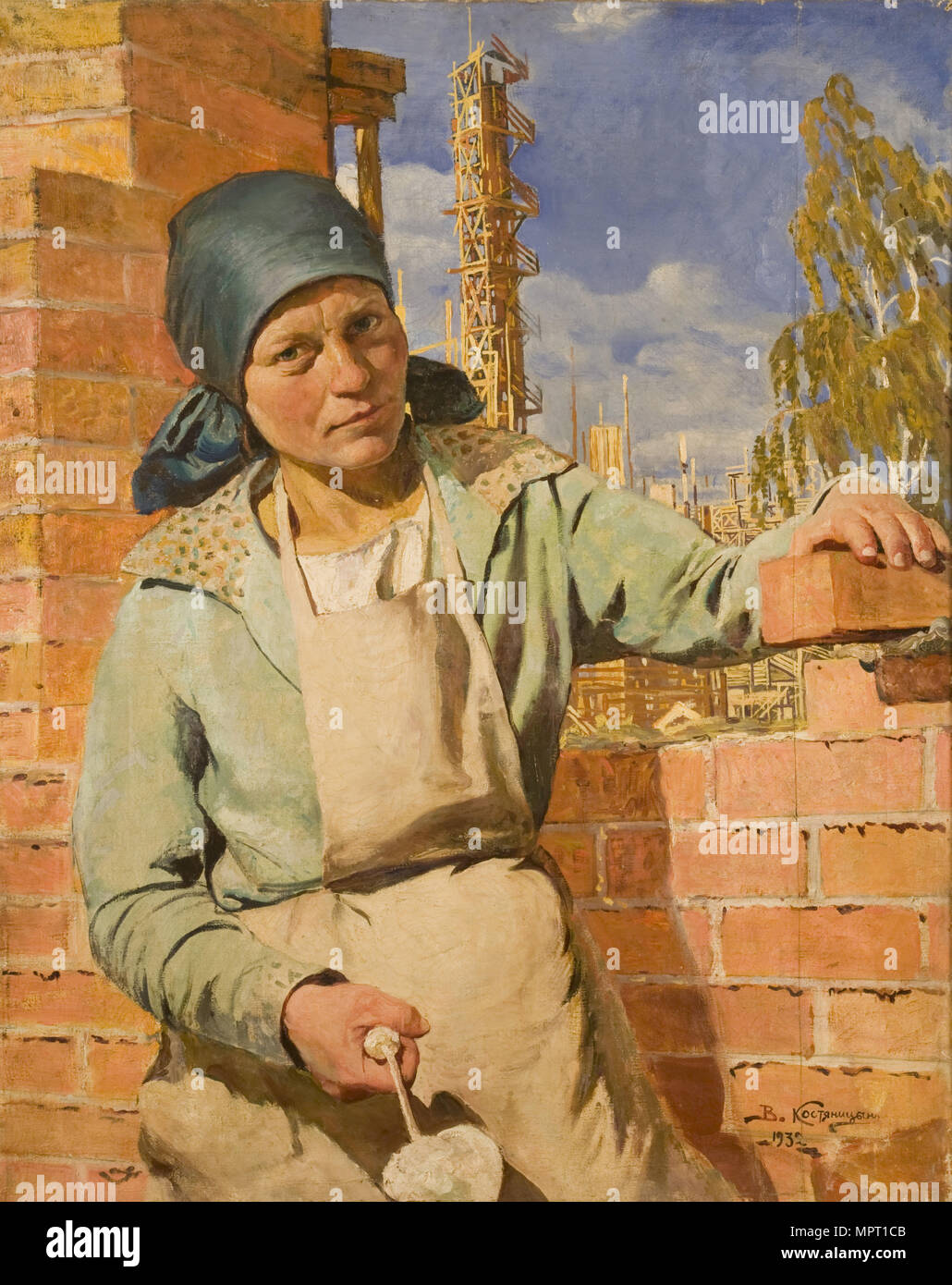 Shock worker, 1932 Stock Photo - Alamy