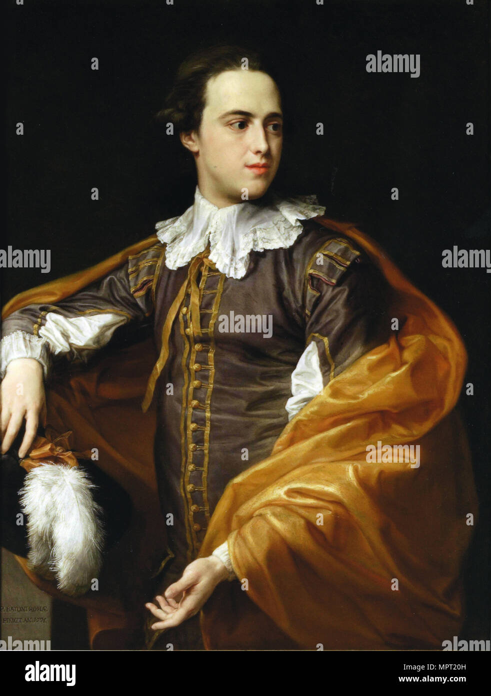 Portrait of Sir Charles Watson, 1775 Stock Photo - Alamy